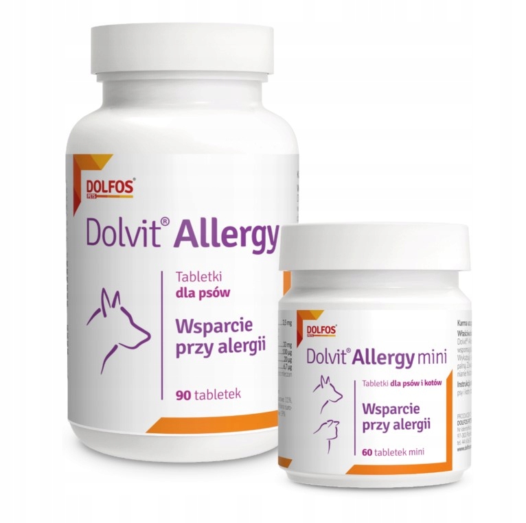 Dolfos Dolvit Allergy 90 tabletek na alergie (5902232640984) • Cena, Opinie • Suplementy dla ...
