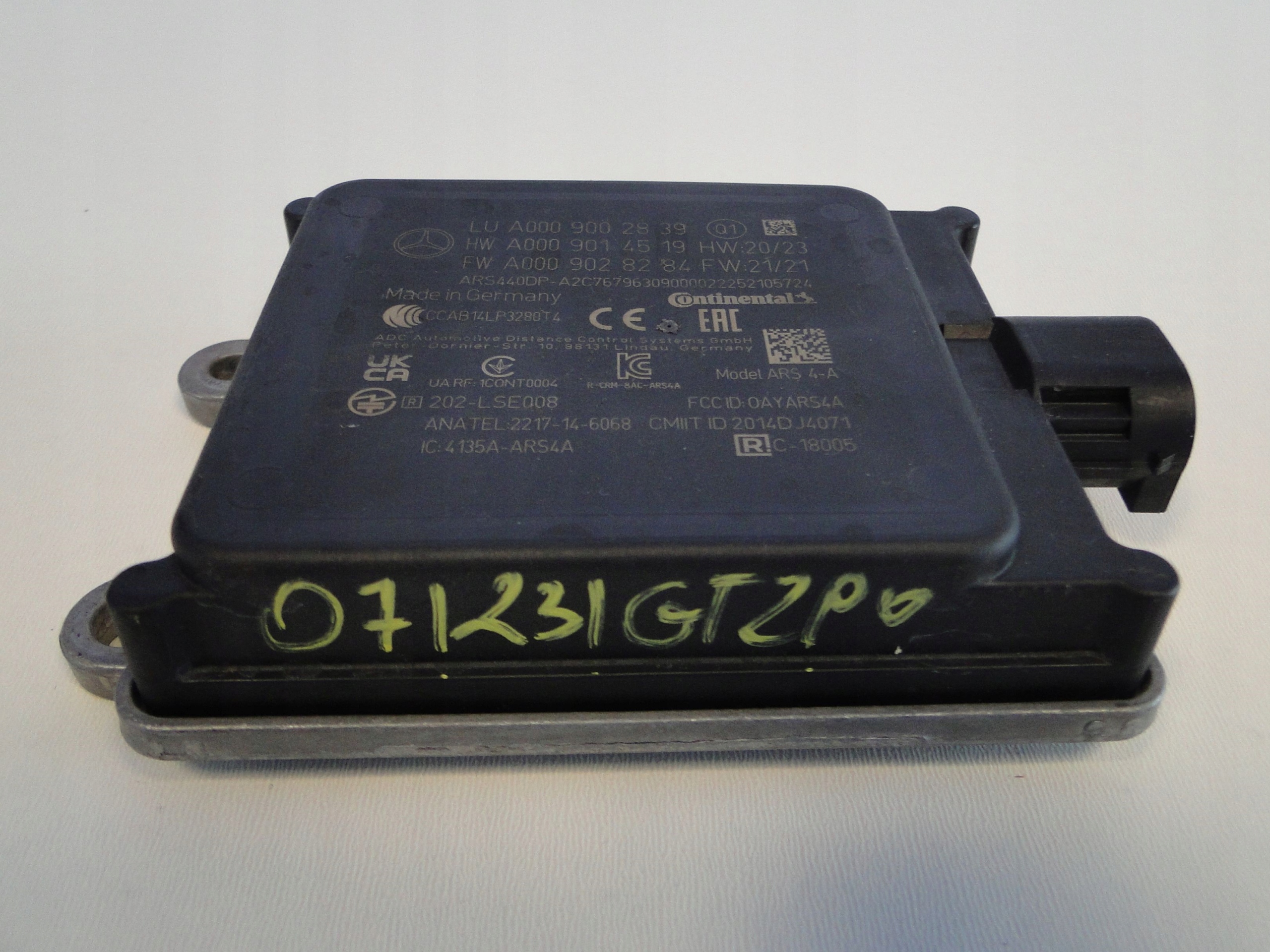 A0009002839 A0009002839 - MERCEDES GLC 253 X / C LIFT RADAR SENSOR ...