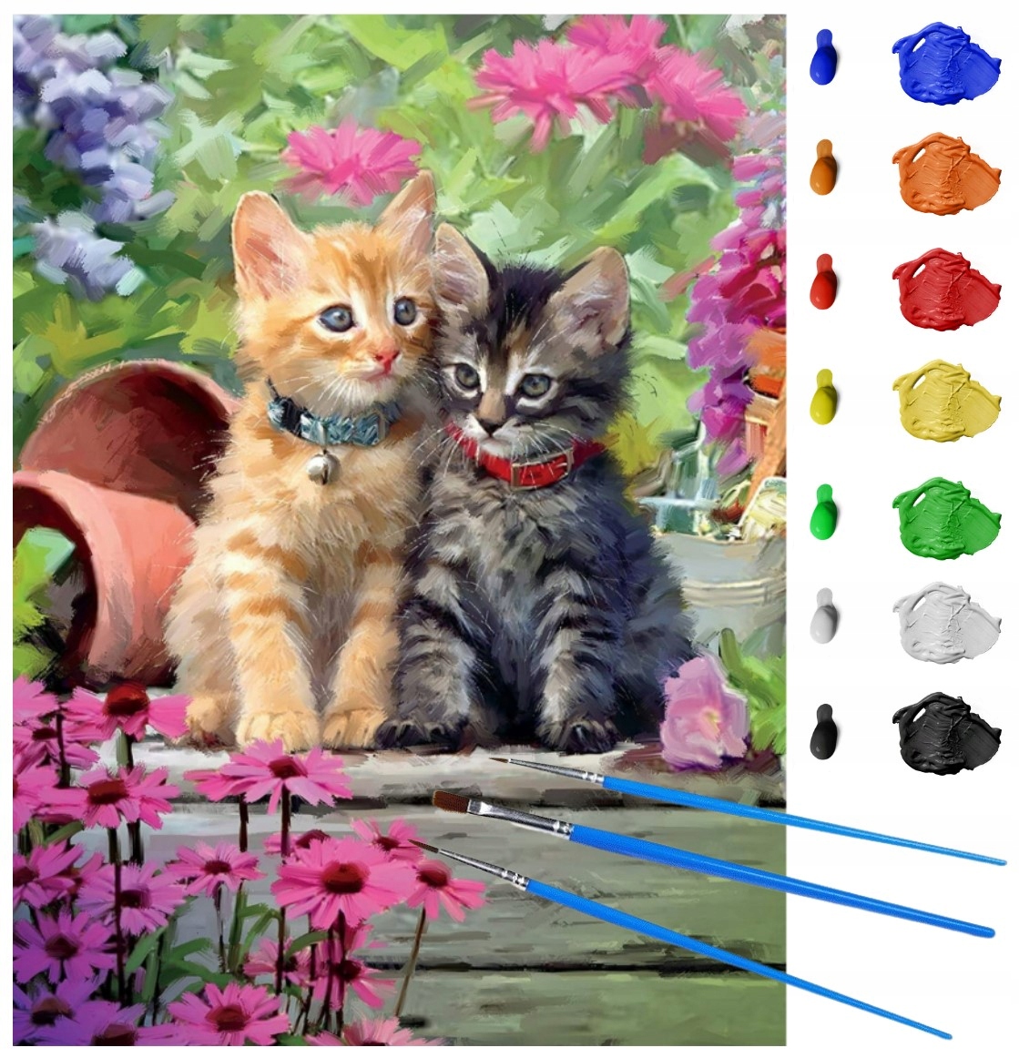 MALOWANIE PO NUMERACH 061 ZESTAW OBRAZ Z RAMĄ 50x40 OBRAZY DO MALOWANIA ...