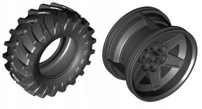 LEGO Koło 107x44 R 23798 15038 6141782 107 x 44 • Cena, Opinie - Allegro