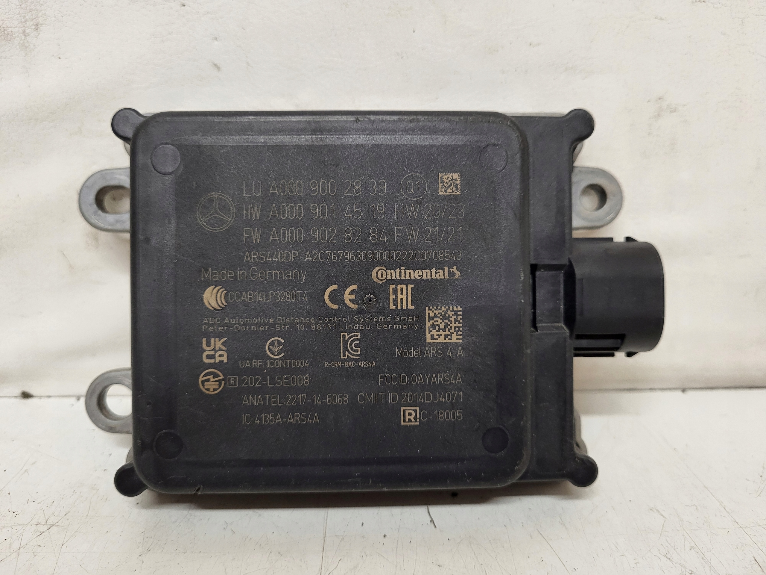 RADAR SENSOR MODUŁ MERCEDES A0009002839 O1 A0009002839 Mathayus za 999 ...