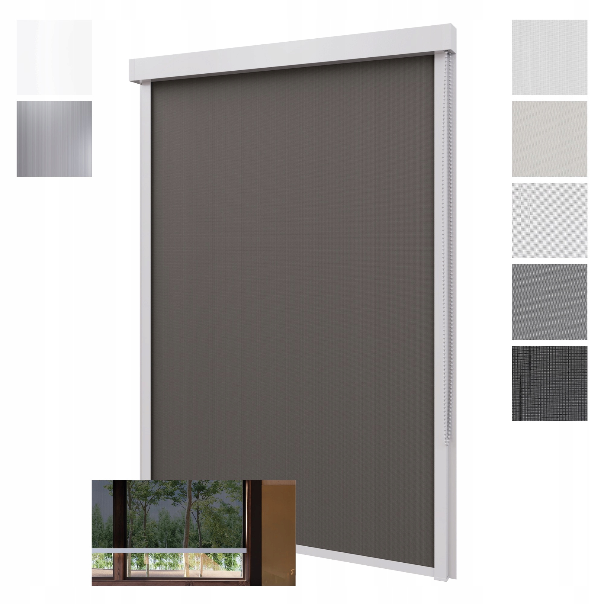 ROLETA WEWNĘTRZNA SPARROW SCREEN B5 BIS 5% 70X100 NA WYMIAR OKIENNA ...