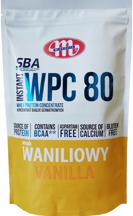 MLEKOVITA SBA INSTANT WPC80 700g BIAŁKO SERWATKOWE - 5900512984797 - 11851118557 - Allegro