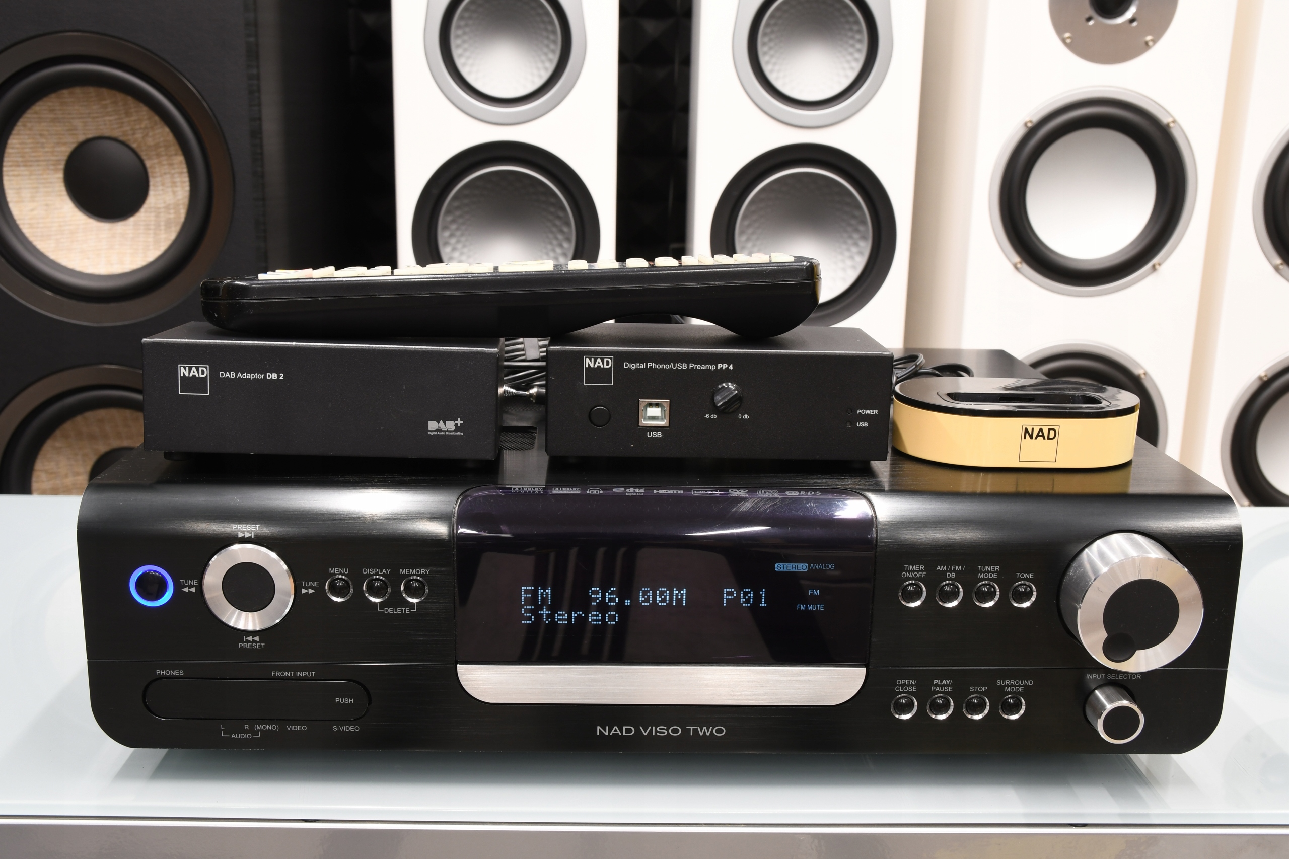 Zadbany wzmacniacz amplituner stereo NAD VISO TWO + DAC USB + Preamp Tuner - Sklep, Opinie, Cena ...