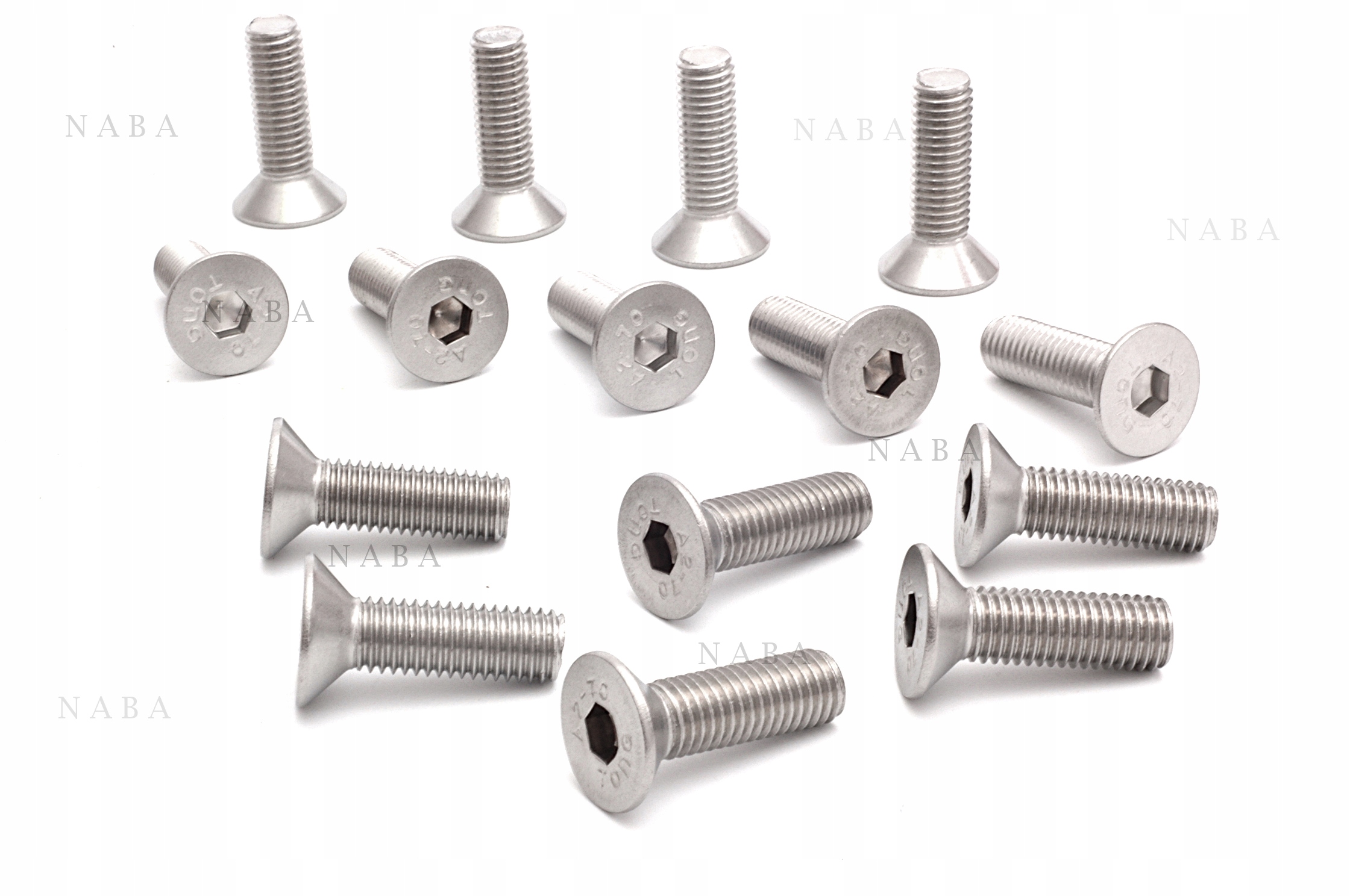 M6X55 ŚRUBA NIERDZEWNA STOŻKOWA 7991 IMBUS 10SZT • Cena, Opinie • Śruby, nakrętki, podkładki ...