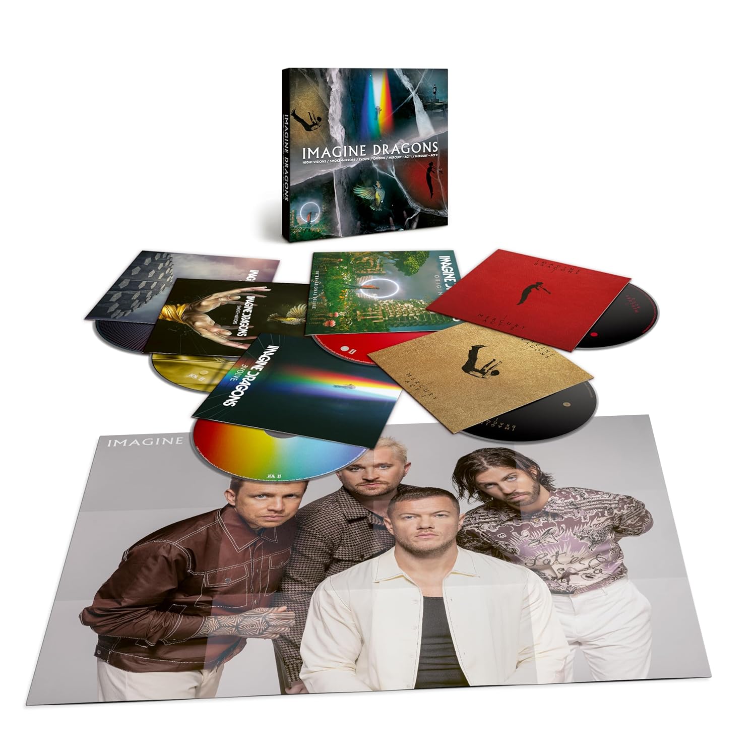 IMAGINE DRAGONS Studio Album Collection Box COFFRET 6CD + POSTER 17725951280 - Sklepy, Opinie ...