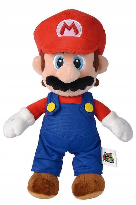 OGROMNY PLUSZOWY MARIO 70 CM MASKOTKA MARIO PLUSZAK MARIO SUPER MARIO ...
