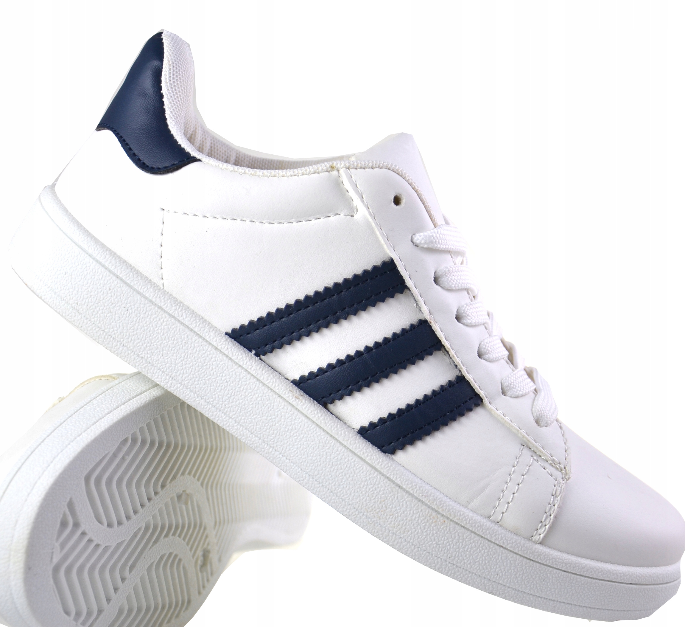 Modne Adidasy Trampki ht10 Białe Granat r37 • Cena, Opinie • Sportowe ...