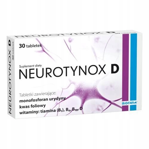 Neurotynox D, na układ nerwowy, 30 tabletek (5907695218916) • Cena ...
