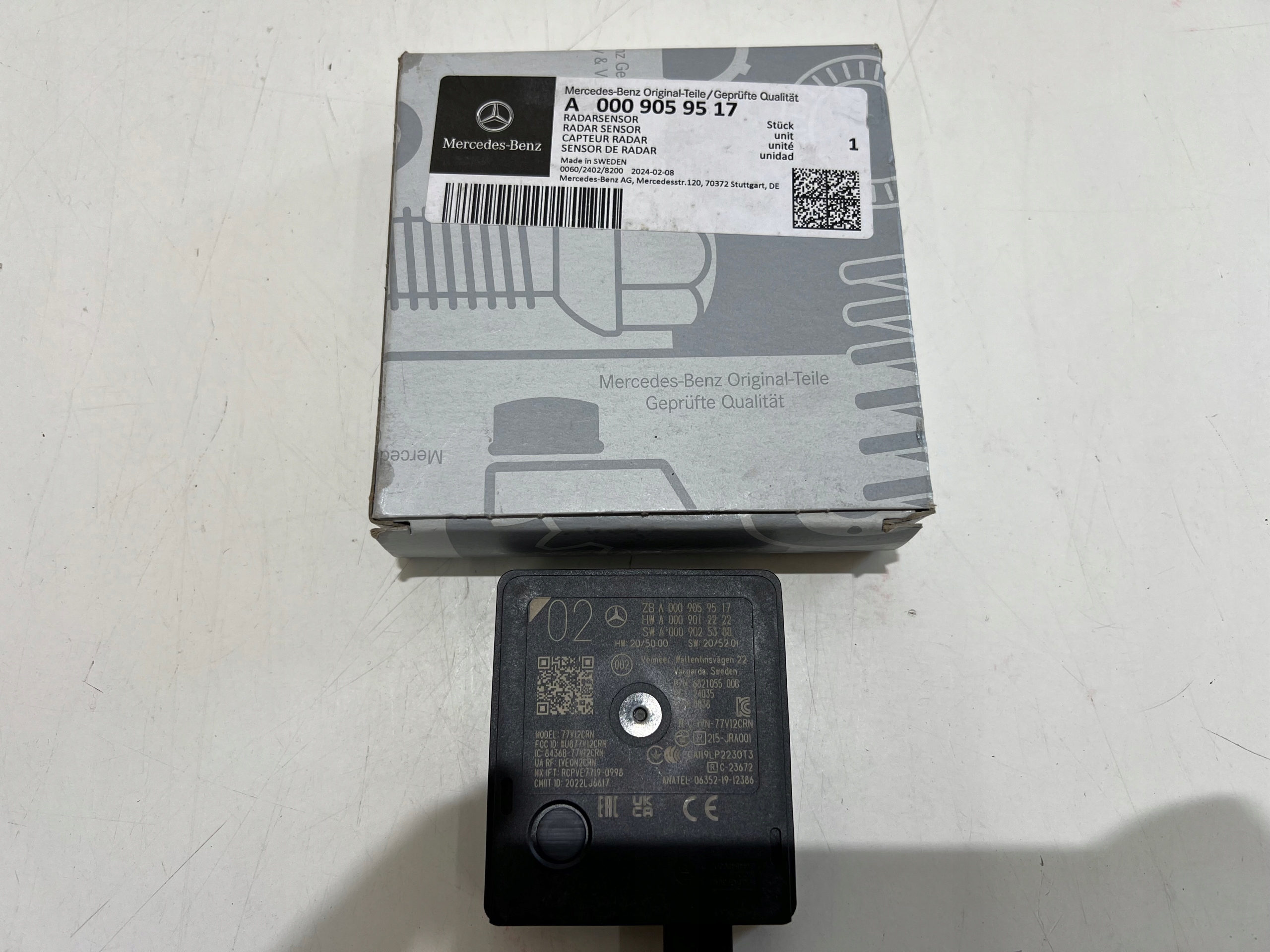 Czujnik Sensor Radar Distronic Mercedes A0009059517 za 600.00PLN z ...