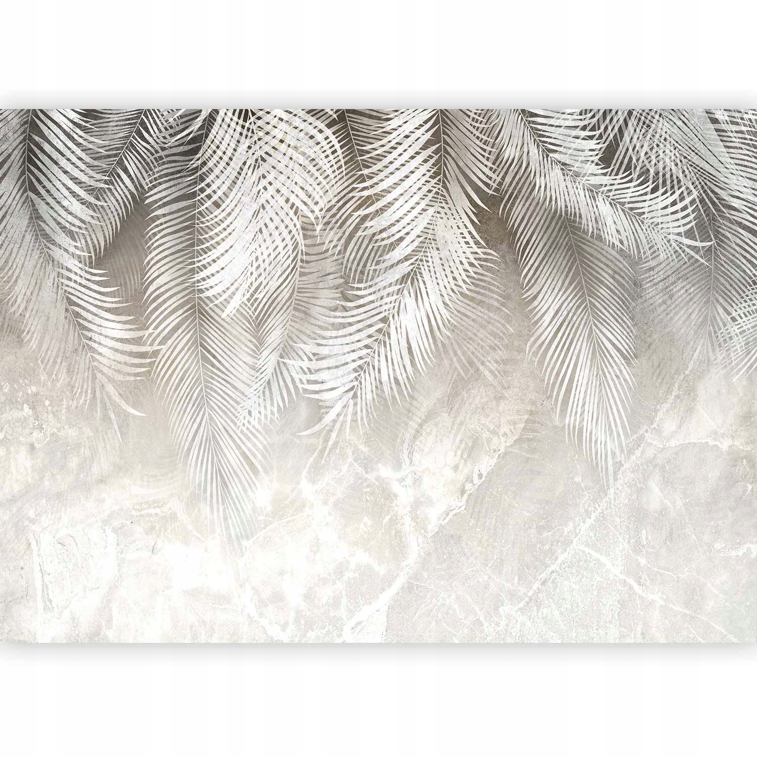 FOTOTAPETA LIŚCIE PALMY PIÓRA DO SYPIALNI SALONU TAPETA ŚCIENNA 3D ...