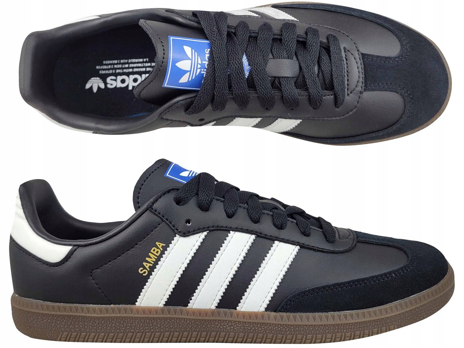 ADIDAS SAMBA OG B75807 BUTY DAMSKIE CZARNE TRAMPKI ORIGINALS ...