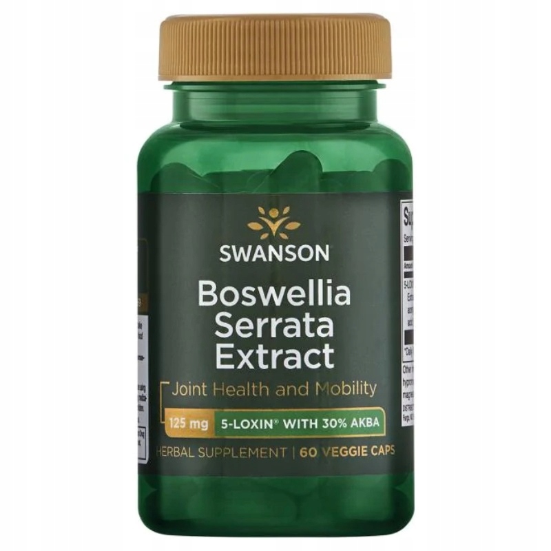 5-Loxin Boswellia Serrata extract 60 kaps. SWANSON 7617540039 - Allegro.pl