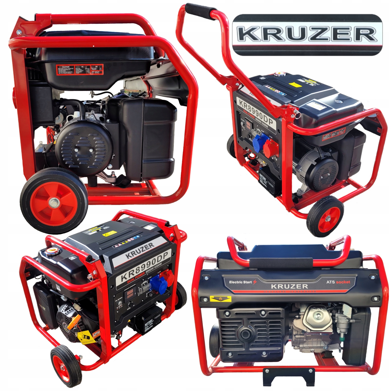 Agregat prądotwórczy KR8990DP Kruzer dual power 230/400V generator ...