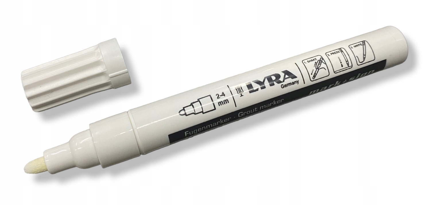 LYRA MARKER DO RENOWACJI FUG GROUT MARKER BIAŁY (4084900407172) • Cena ...