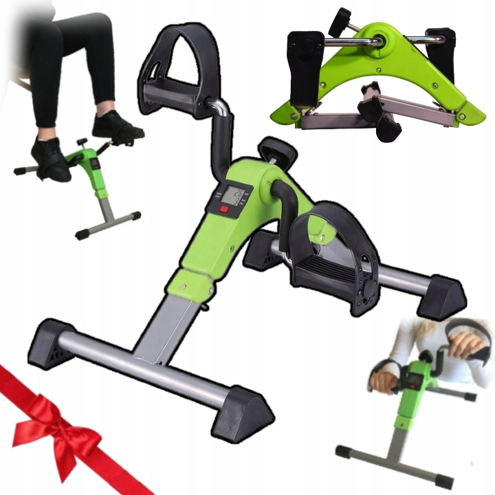 Mały ROWER ROWEREK Domowy STACJONARNY TRENINGOWY +LICZNIK Trening Rąk ...