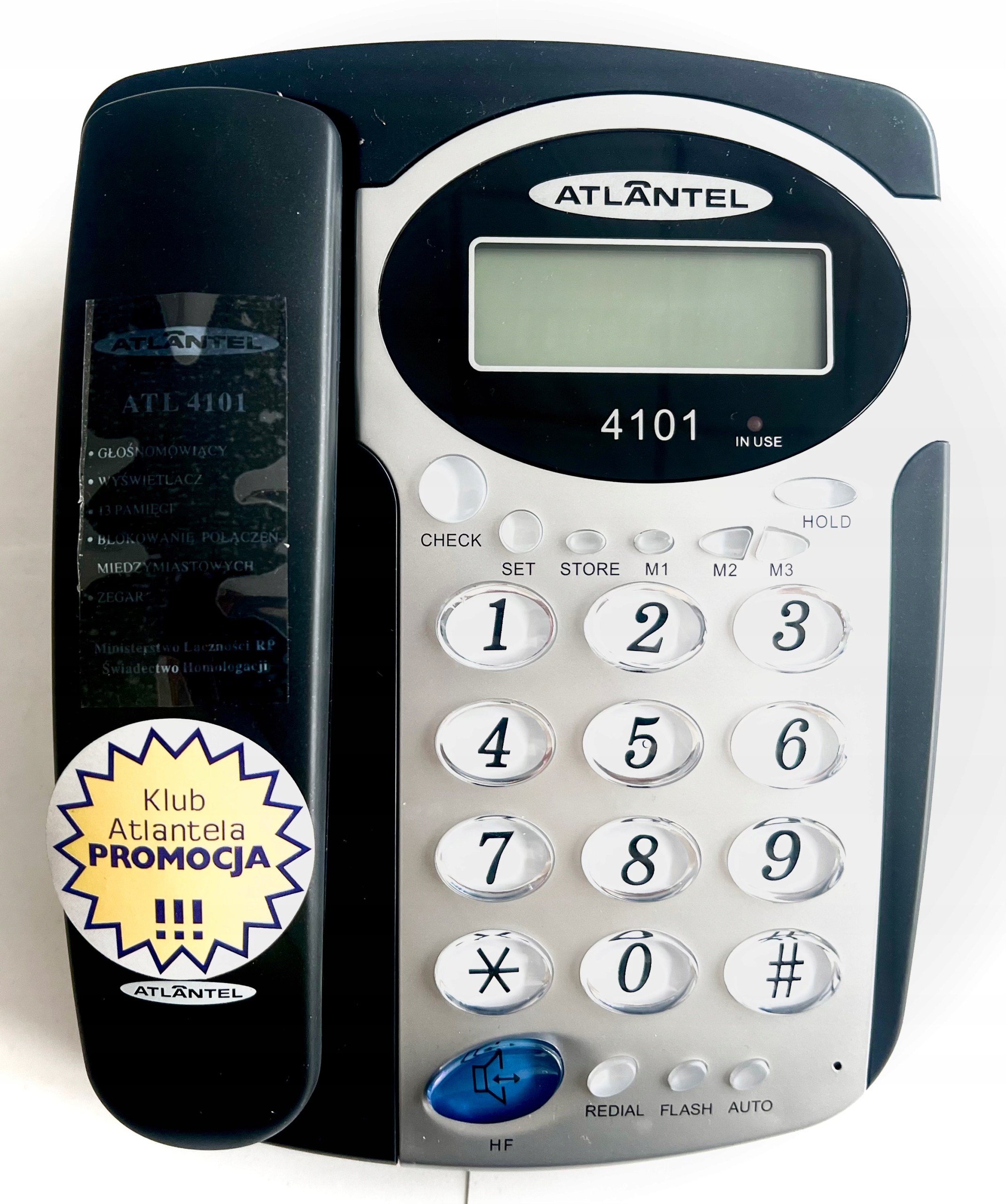 Telefon stacjonarny przewodowy ATLANTEL 4101 - Sklep, Opinie, Cena w ...