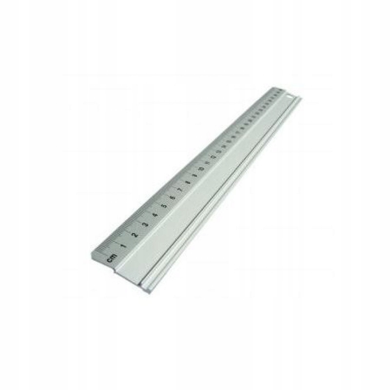 METALOWA LINIJKA ALUMINIOWA 60CM DO BIURA SZKOŁY (5903057303641) • Cena ...