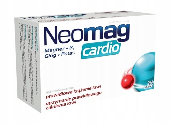 NeoMag Cardio x 50 tabletek (5908275682271) • Cena, Opinie • Preparaty ...