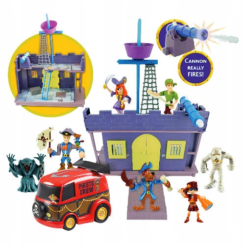 SCOOBY DOO FORT PIRACKI + 7 FIGUREK + SAMOCHÓD 13431711216 - Allegro.pl