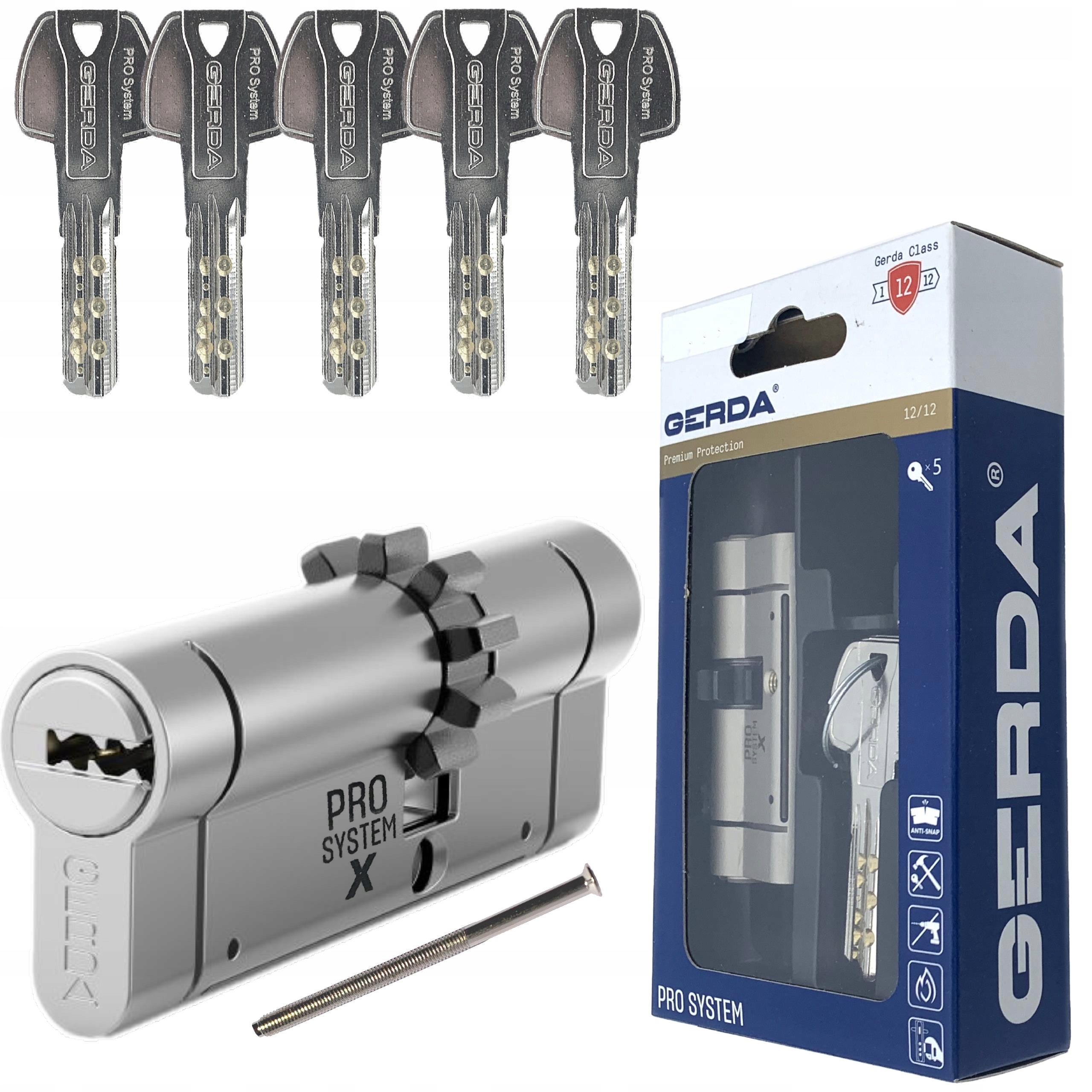 Wkładka do zamka Gerda 75 x 45 mm (5901407514907) • Cena, Opinie ...