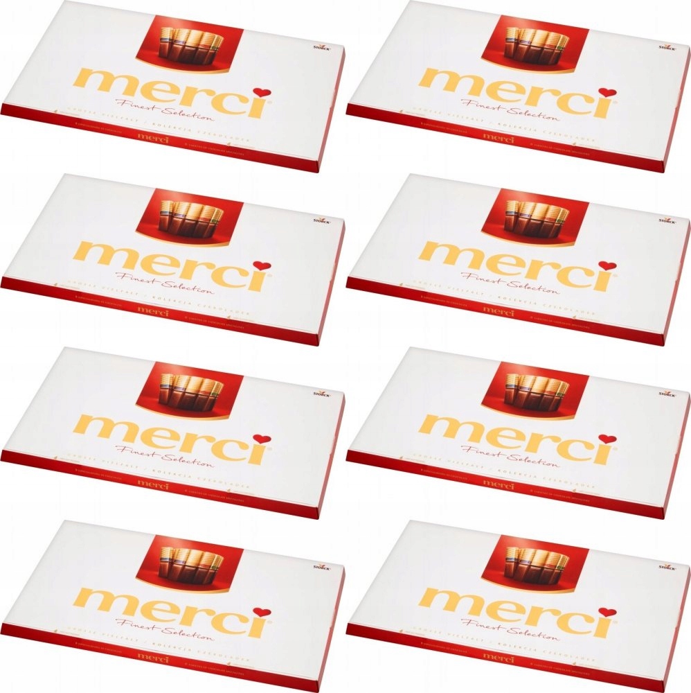 Bombonierka Merci Finest Selection 400g x8 (4014400900217) • Cena ...