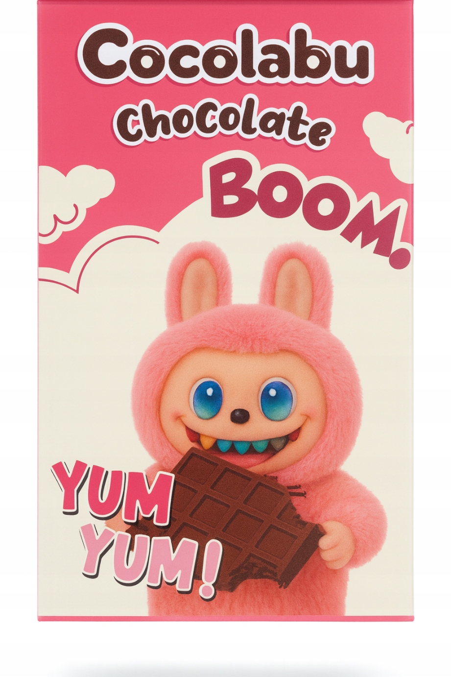 COCOLABU Chocolate Boom Pink CZERWONA LABUBU 70 g (8684953380611 ...