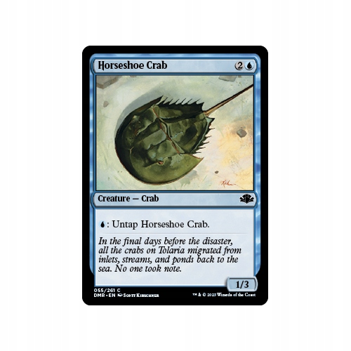 MTG 4x Horseshoe Crab - Stan: Nowy - Sklepy, Opinie, Ceny w Allegro.pl