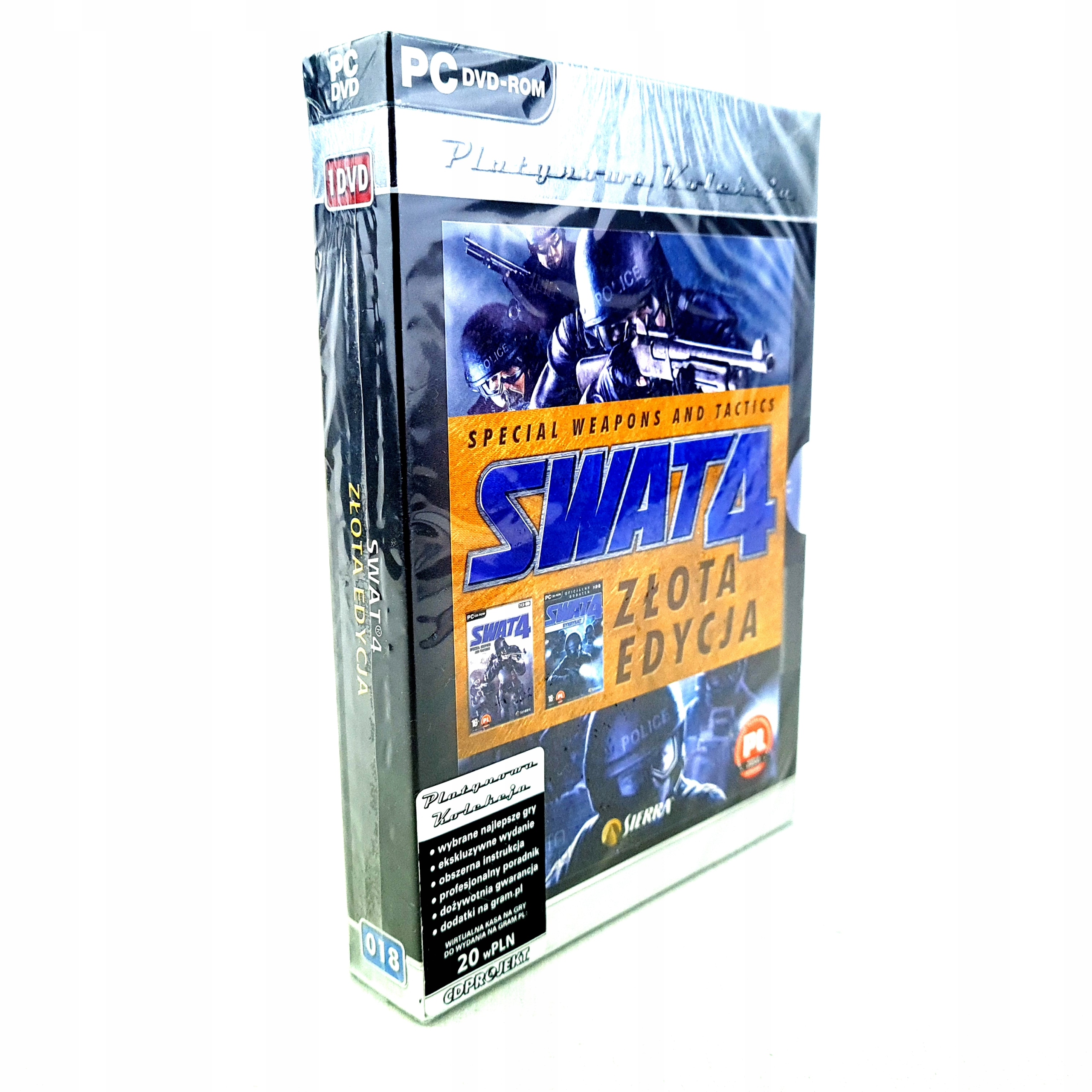 NOWA PLATYNOWA KOLEKCJA SWAT 4 IV ZŁOTA PC PL PC - porównaj ceny ...