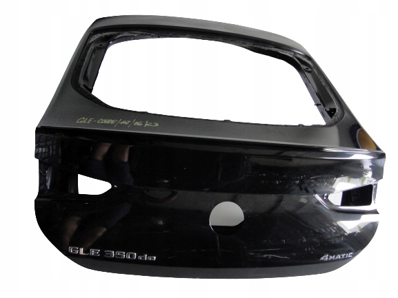 MERCEDES GLE 167 COUPE KLAPA BAGAŻNIKA SPOILER A1677409700 A1677900600 ...