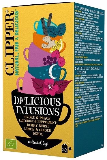 HERBATKA OWOCOWO ZIOŁOWA MIX 5 SMAKÓW BIO CLIPPER (5021991944284 ...