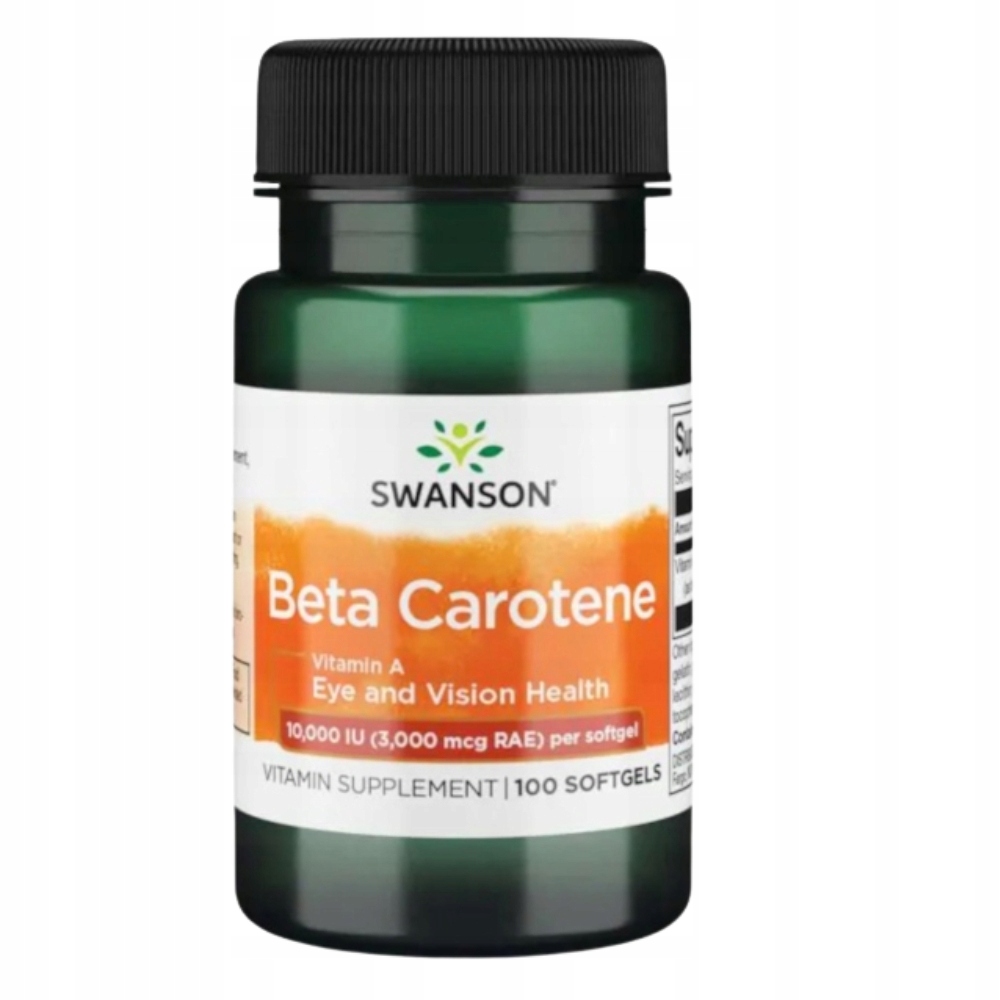 SWANSON BETA CAROTENE 10.000IU 100k WITAMINA A (087614010090) • Cena, Opinie • Preparaty ...