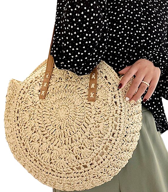 Torebka koszyk torba na ramie plażę retro lato 13704052599 - Allegro.pl