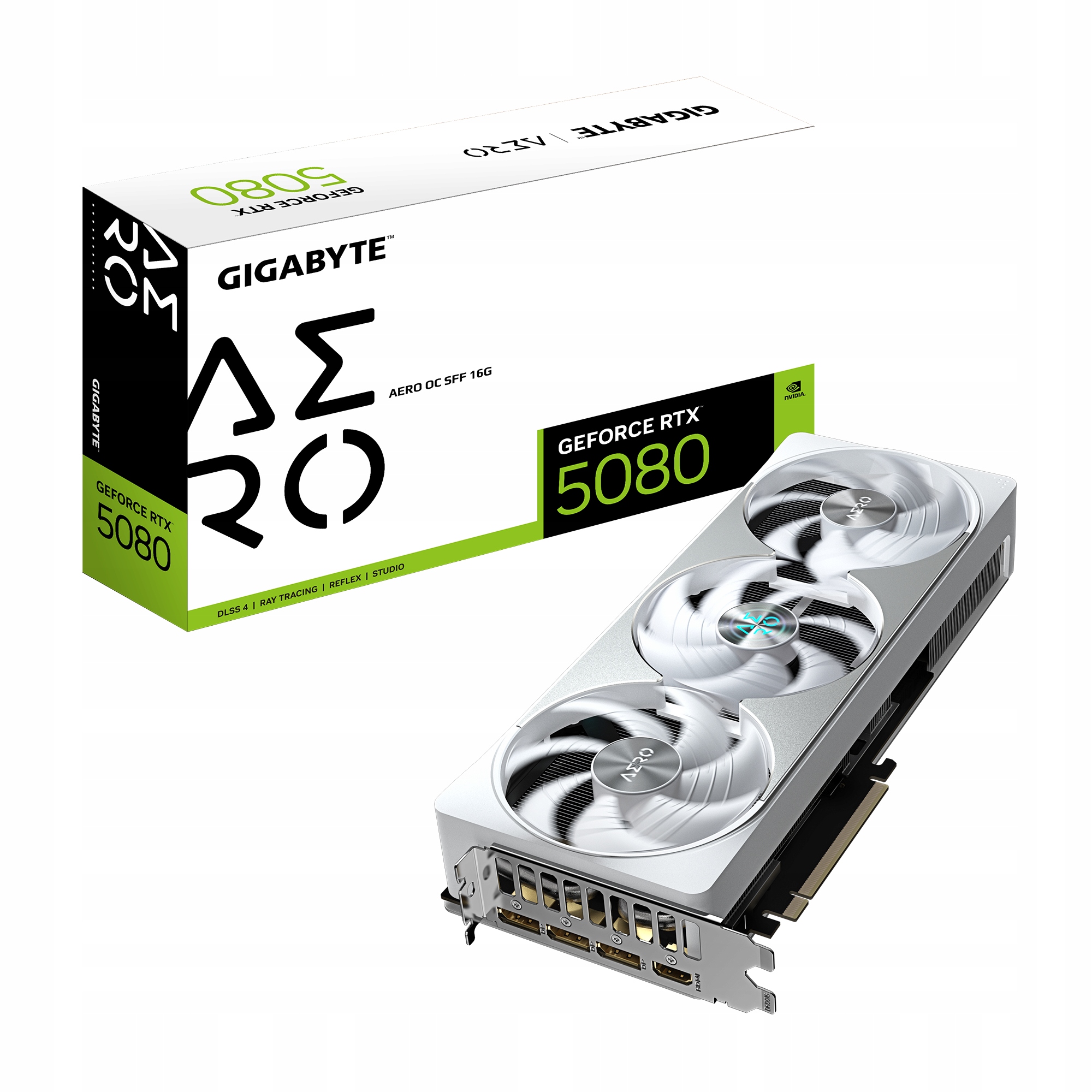 Karta graficzna Gigabyte GEFORCE RTX 5080 Aero OC SFF 16GB GDDR7 w ... Karta graficzna Gigabyte GEFORCE RTX 5080 Aero OC SFF 16GB GDDR7 w ...