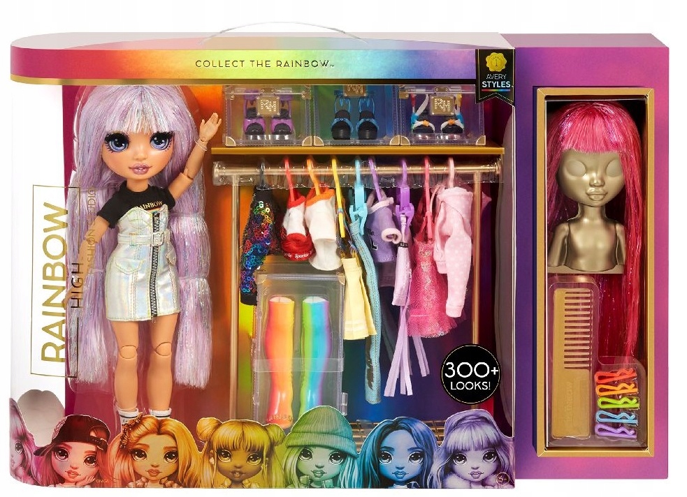 Rainbow High FASHION Studio mody AVERY STYLES LALA (0035051571049 ...