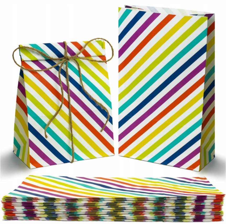 Torebki Papierowe na Słodycze - Niska cena na Allegro