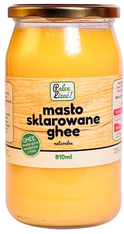 MASŁO GHEE NATURALNE masło klarowane PALCE LIZAĆ 810ml (5905669437042 ...