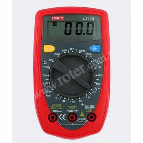 MIERNIK UNIWERSALNY UT33B+ UNI-T TESTER BATERII (5903802620672) • Cena ...
