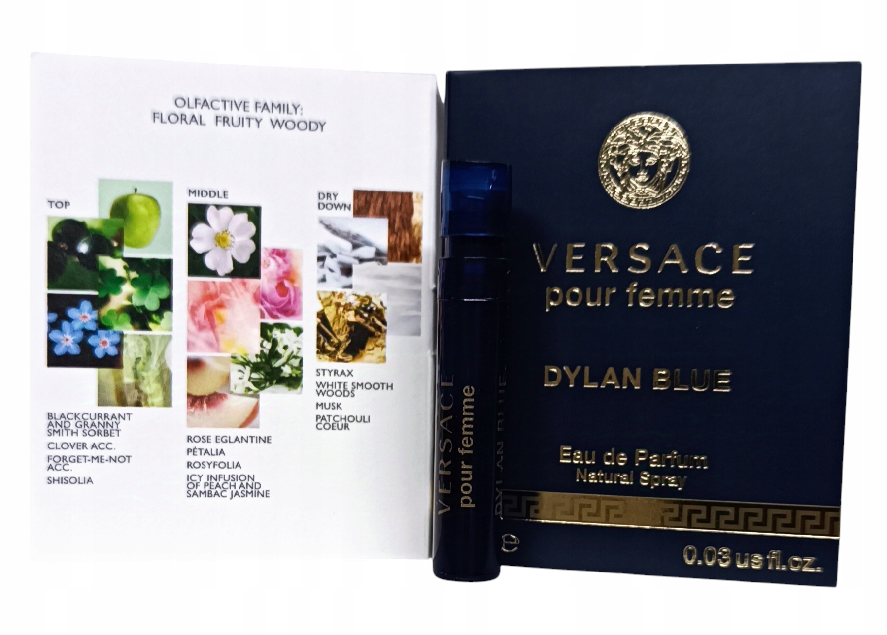 VERSACE POUR FEMME DYLAN BLUE EDP 1 ML (8011003839162) • Cena, Opinie ...
