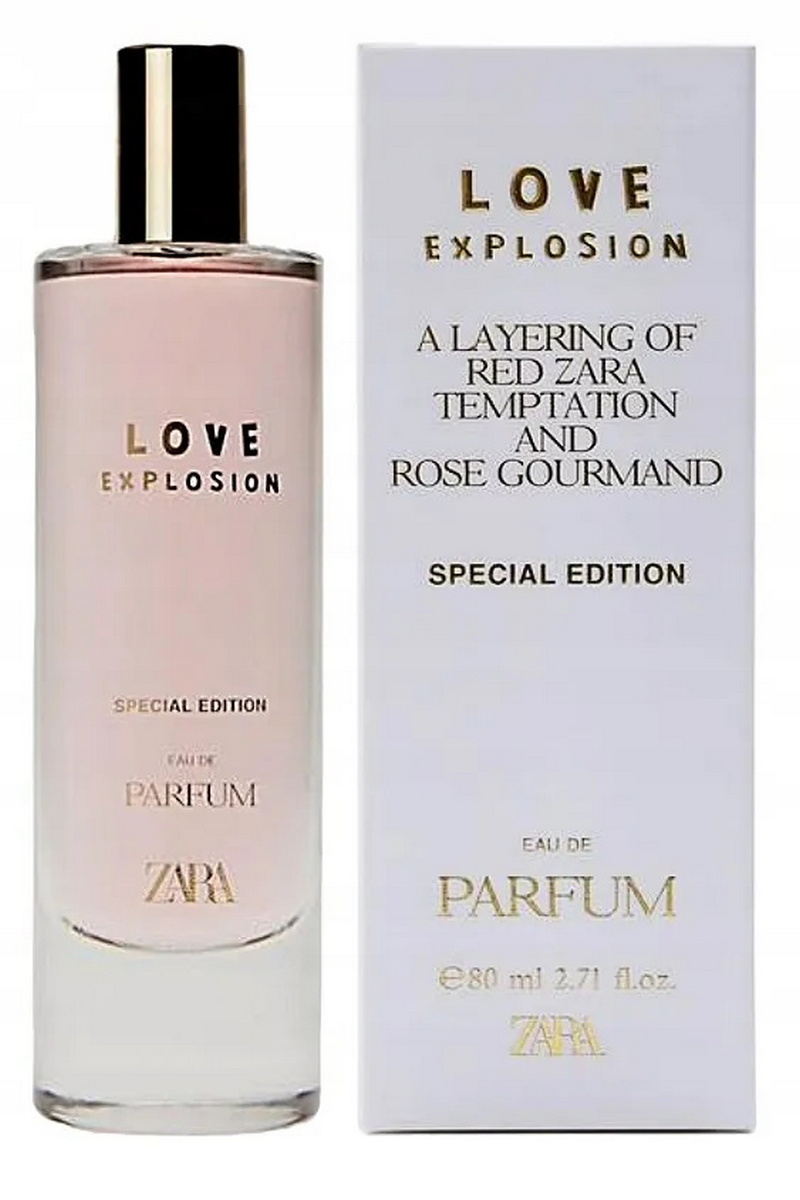 ZARA LOVE EXPLOSION 80 ML EDYCJA SPECJALNA - RED TEMPTATION&ROSE ...