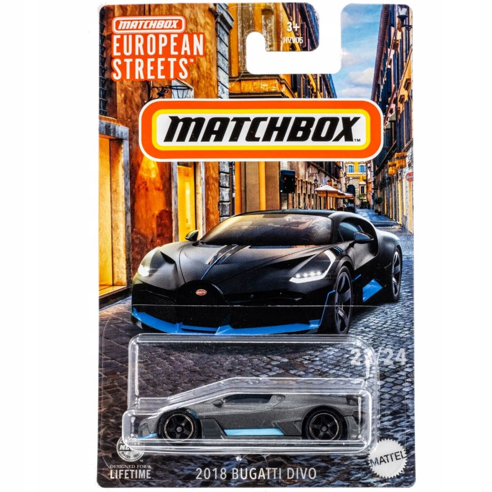 MATCHBOX European Streets - 2018 Bugatti Divo (887961991451) • Cena ...