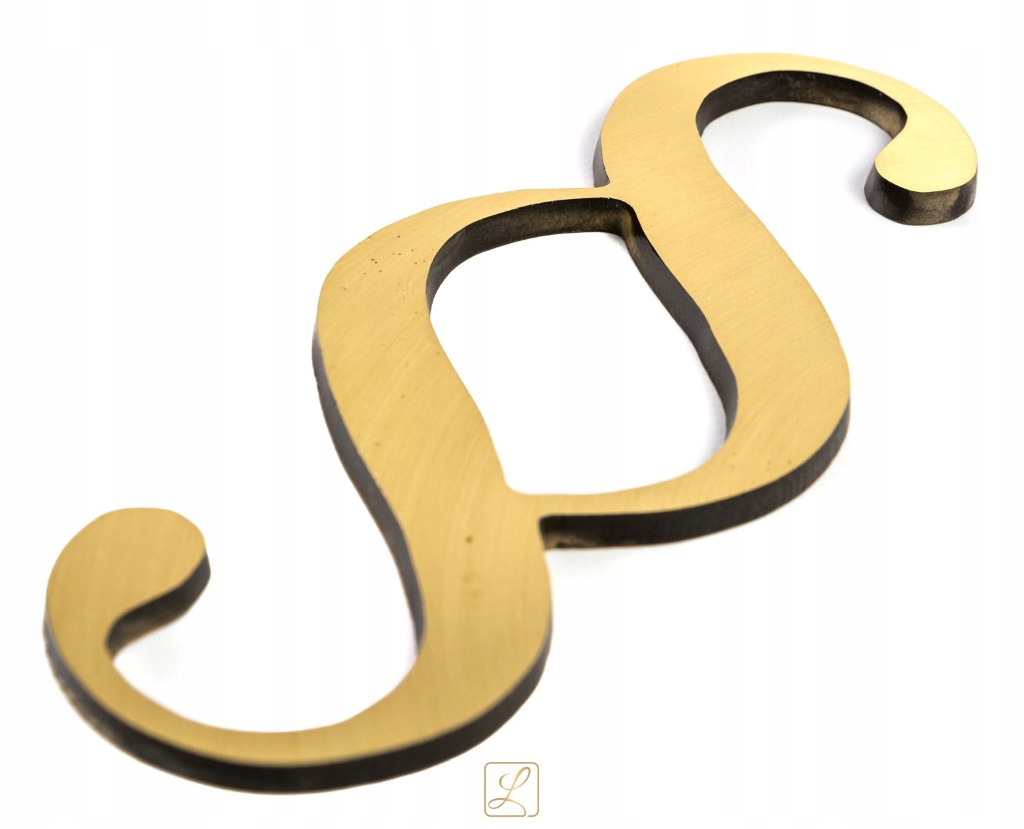 Znak PARAGRAF płaskorzeźba Mosiądz. 14181128944 - Allegro.pl