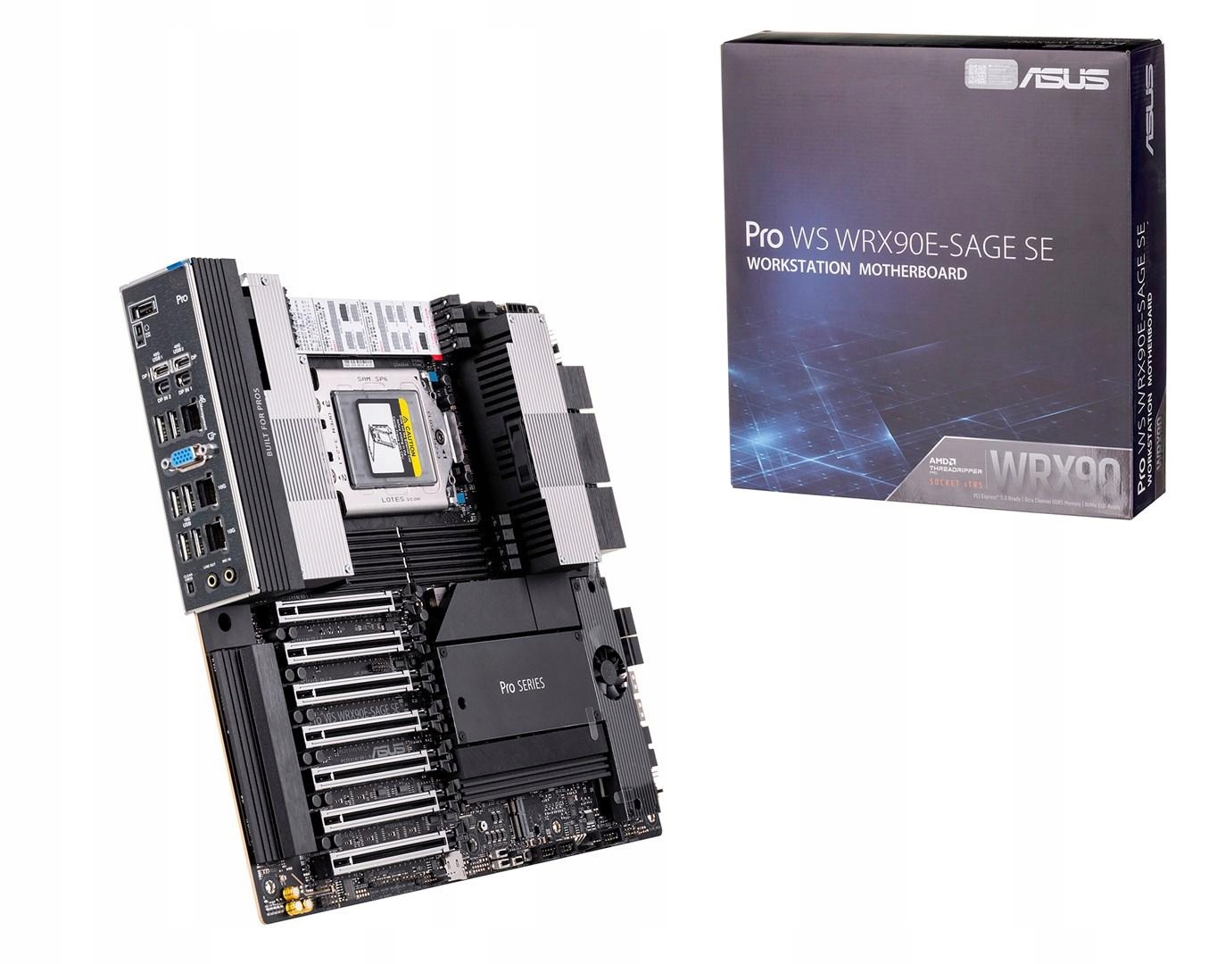 ASUS PRO WS WRX90E-SAGE SE AMD WRX90 Threadripper PRO, 2 x Intel X7100 ... ASUS PRO WS WRX90E-SAGE SE AMD WRX90 Threadripper PRO, 2 x Intel X7100 ...