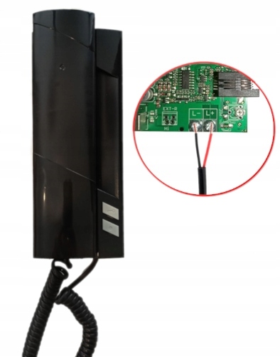 UNIFON 2ŻYŁOWY PROEL PC-512/B CYFROWY DOMOFON INSTALACJA 2 ŻYŁOWA ...