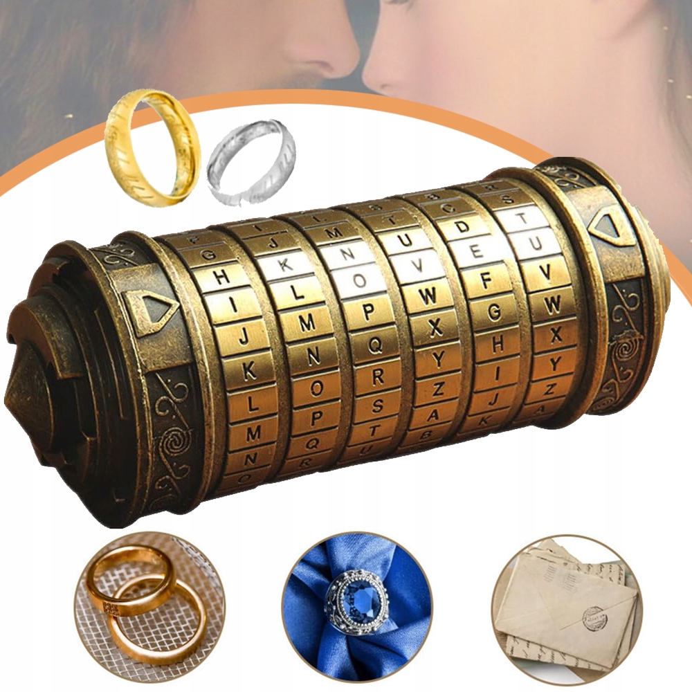 RETRO DA VINCI CODE MINI CRYPTEX PREZENTY URODZINOWE, DA VINCI CODE ZABAWKA (6214174039887 ...