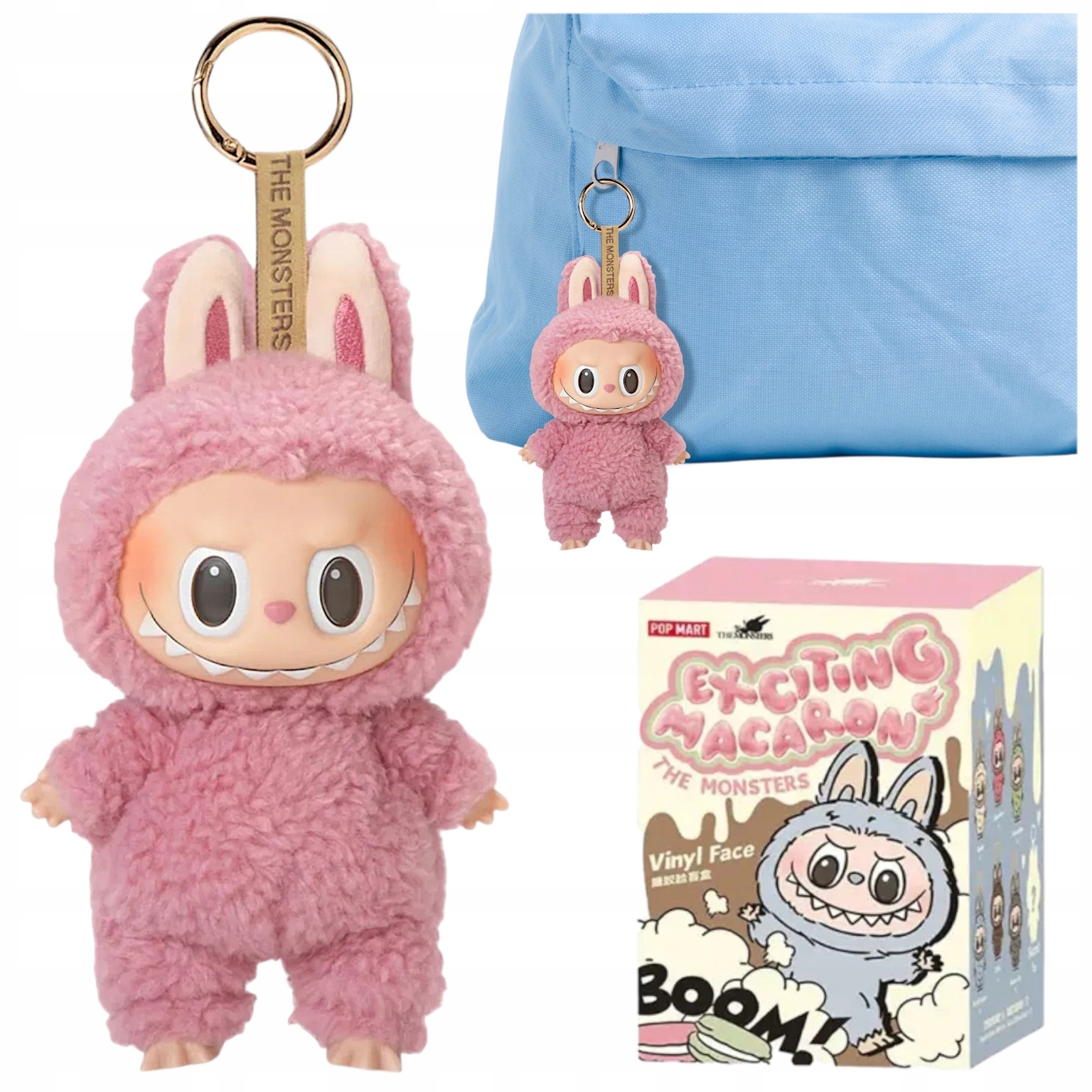 THE MONSTERS Labu Velká PANENKA PLYŠÁK PŘÍVĚSEK NA KLÍČE Dárek Příšerné ...