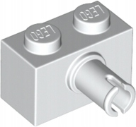 LEGO 44865 Technic Brick w Pin White Biały NOWY • Cena, Opinie ...