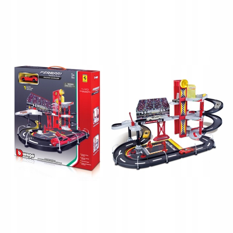 GARAŻ R&P RACING BBURAGO TOR FERRARI 18-30197 12395863017 - Allegro.pl