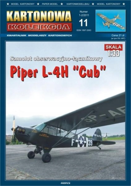 Piper L4h - Modele kartonowe - Modelarstwo - Allegro.pl