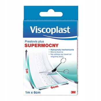 Plaster Viscoplast Prestovis Plus Supermocny 1m x 6cm (5902658372193 ...